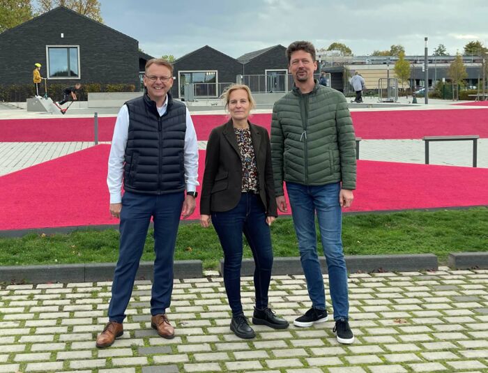 Bürgermeister zeigt LAFP-Leiterin die Stadt - Selm